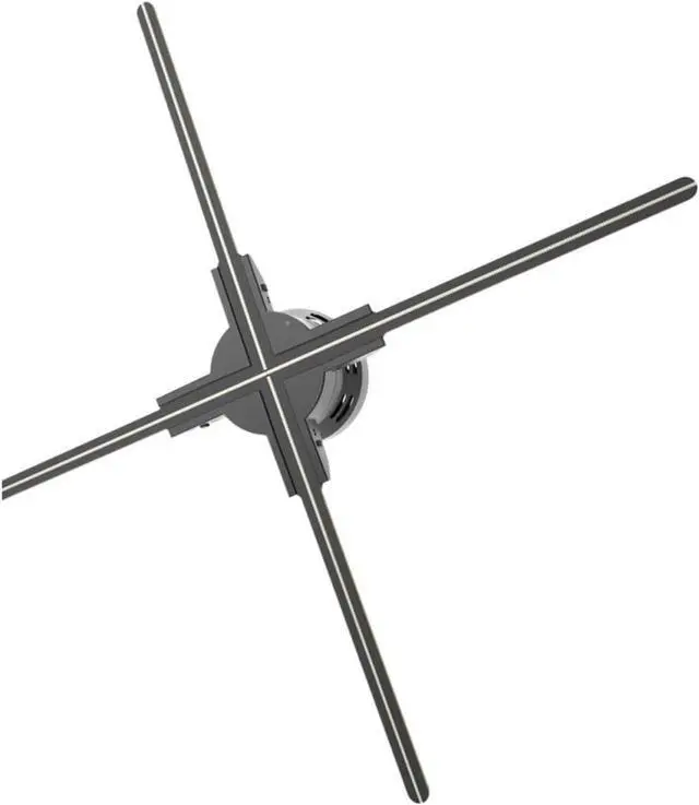 3D Hologram Fan, 20.5 Inches 624 LED Lamp Beads 3D Hologram Projector ...