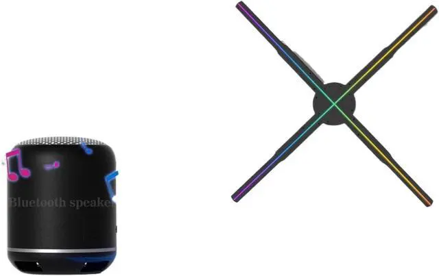 Holographic Fan,Advertising Machine,Holographic 3D Projector,Screenless ...