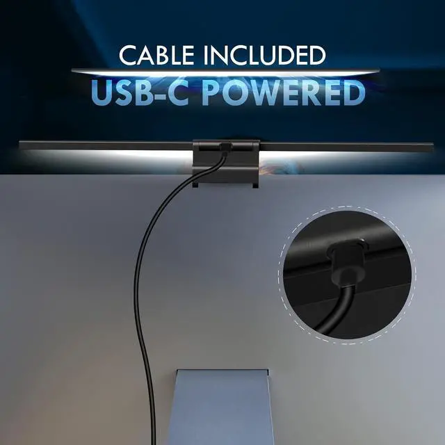 LED Monitor Light bar, Smart Screen Lamp with Anti-Glare, Touch Control ...