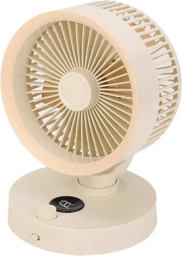 Fabater 100 Speeds Desk Silent Fan with Auto Oscillation for Bedroom ...