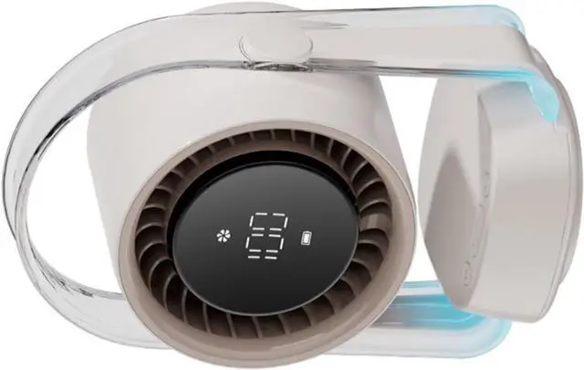 Rechargeable Fan 100 Wind Speed Automatic Swing Whisper Quiet Operation ...