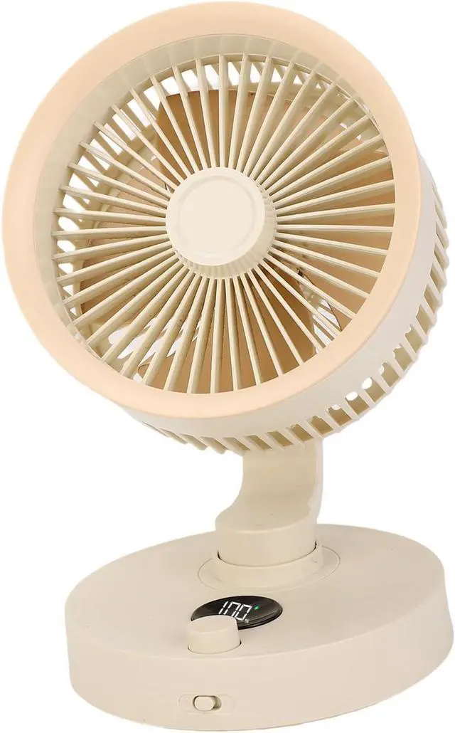 Fabater 100 Speeds Desk Silent Fan with Auto Oscillation for Bedroom ...