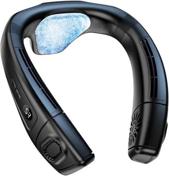 Wearable Fan Back 3 Speed Cooling Fan Bladeless Portable Quiet Air ...