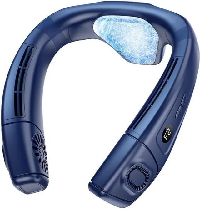 Wearable Fan Back 3 Speed Cooling Fan Bladeless Portable Quiet Air ...