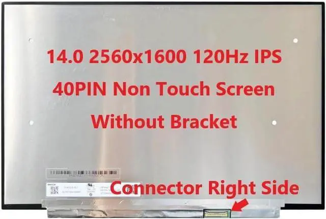 New LCD Replacement Screen (Non Touch) 14.0 Inch (16:10) IPS NE140QDM ...