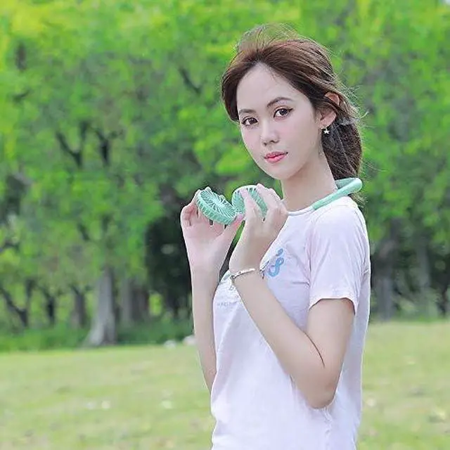 Lazy Hanging Neck Fan, Mini USB Mini Fan, Portable Sports Neck Fan ...