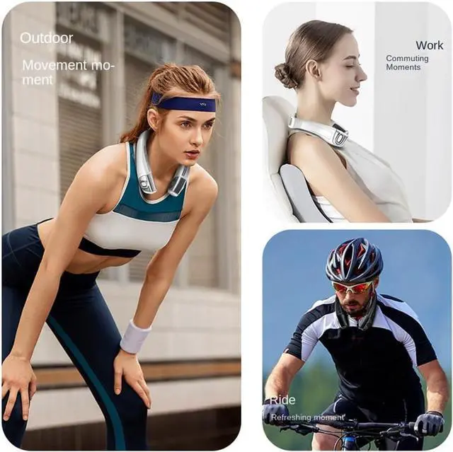 Neck Fans That Blow Cold Air Neck Fan Rechargeable Neck Fan with ...