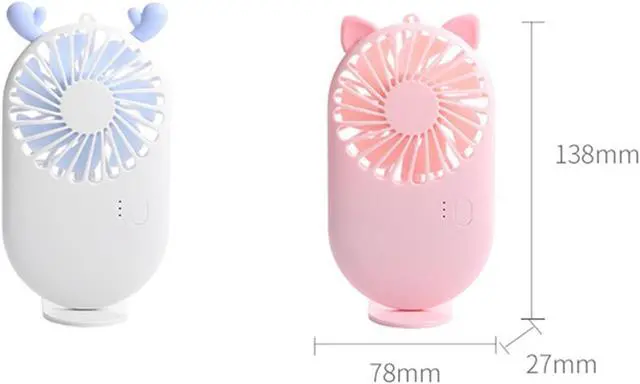 Portable Fan Mini Portable Pocket Fan Cool Air Hand Held Travel Cooler ...