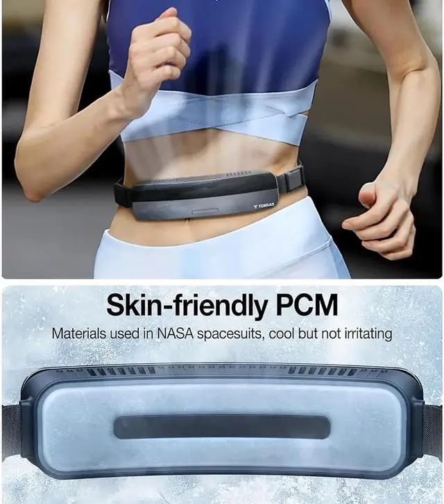 Wearable Waist Fan Portable Mini Personal Fan for Clothing, Shirt ...