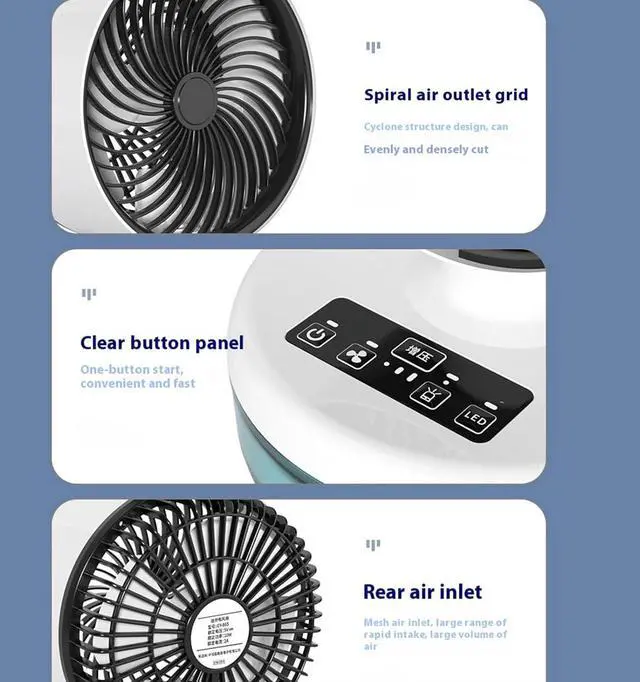 Portable Misting Fan Outside Small Cooling Fan Water Practical USB ...