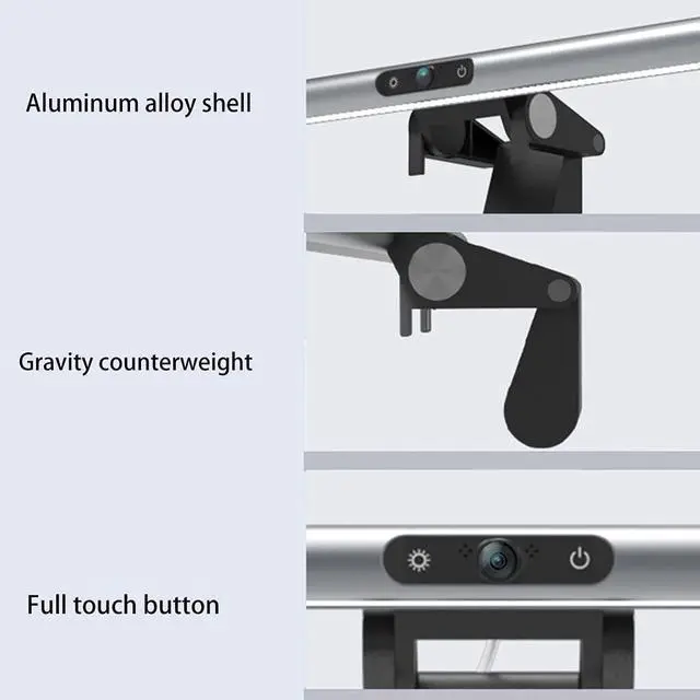 Computer Monitor Light Screen Reading LED Task Lamp Gaming for Touch ...