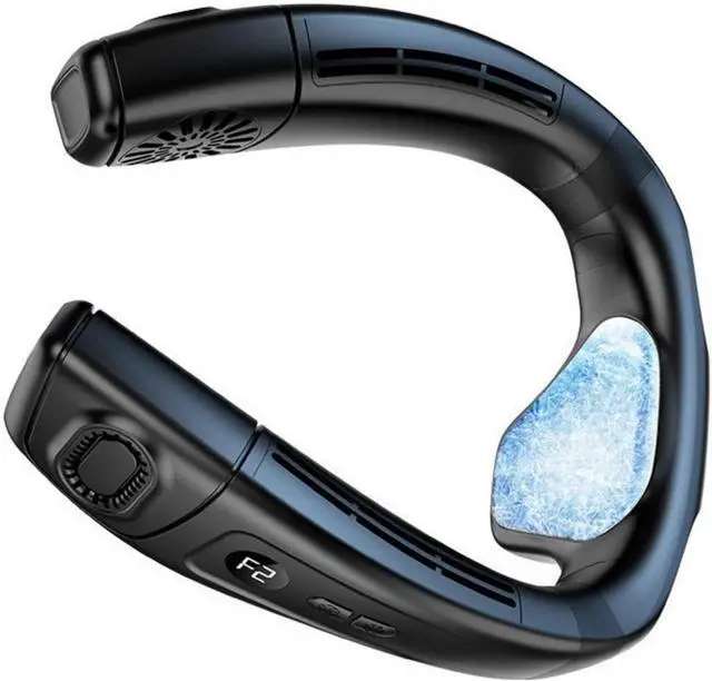 Wearable Fan Back 3 Speed Cooling Fan Bladeless Portable Quiet Air ...