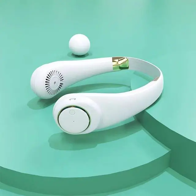 Home 3 Speed Adjustable Neck Fan, USB Rechargeable Bladeless Fan, USB ...