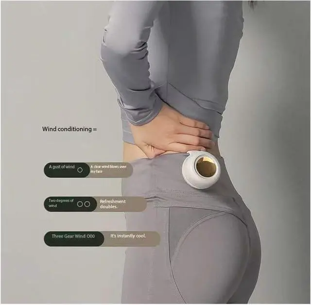 Portable Mini Fan, 360° Adjustable, 3 Speed Settings, USB Rechargeable ...