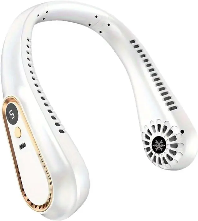 Portable Neck Fan, Hands-Free Bladeless Upgraded Personal Fan with ...