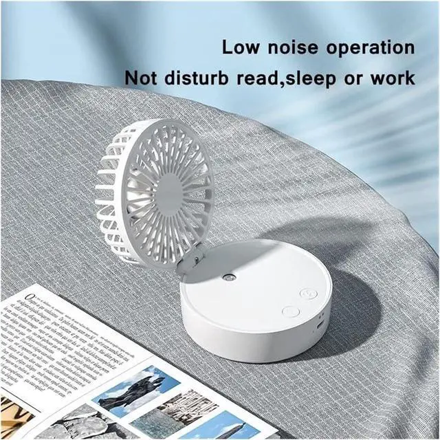 Mini Fan 3 in 1 Mini Fan, 110° Up and Down Rotation, 19ML Moisturizing ...