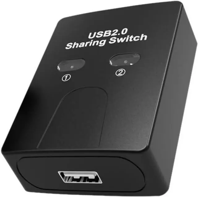 2 Ports USB2.0 Hub USB Switch Printer Sharer Two Computers Share A USB ...