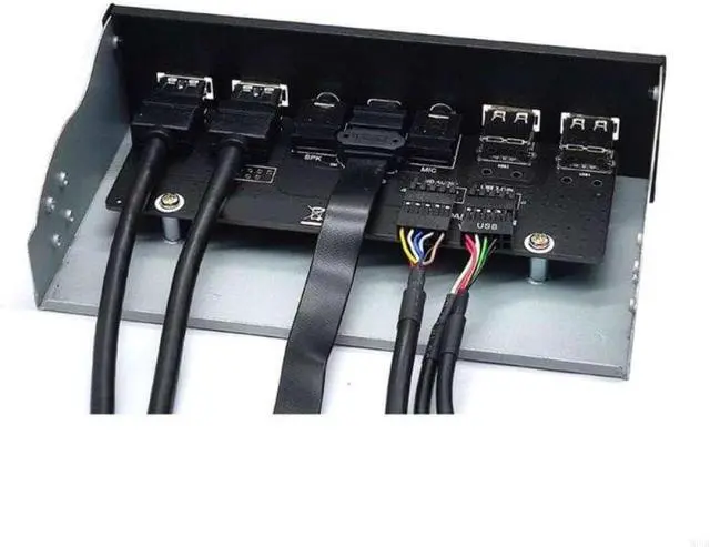 USB3.0 Front Panel for Desktop 5.25 Inch ROM Drive Bay USB3.0 to 1PC ...
