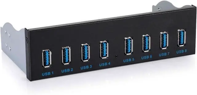 7-8 Ports USB 3.0 2.0 HUB 5.25 inch Front Panel Optical Drive Bracket ...