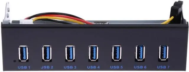 7-8 Ports USB 3.0 2.0 HUB 5.25 inch Front Panel Optical Drive Bracket ...