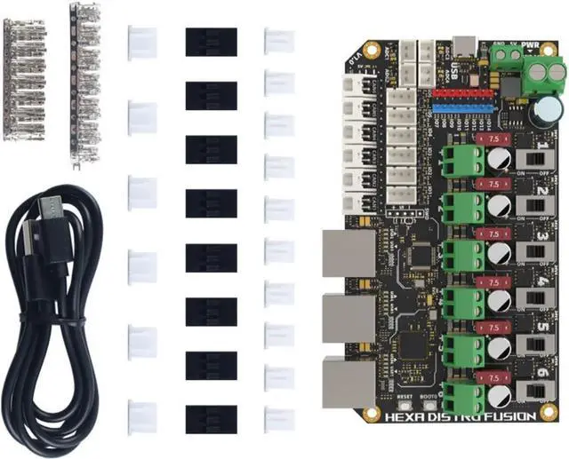 6 Port Industrial USB 2.0 Hub 7.5A Printer Hole Sensor Programmable ...