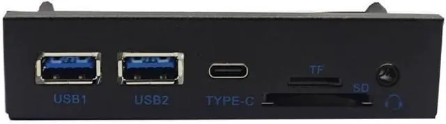 USB C Hub, 3.5" Front Panel TF Internal Card Reader 5Gbps USB 3.2 Gen 1 ...