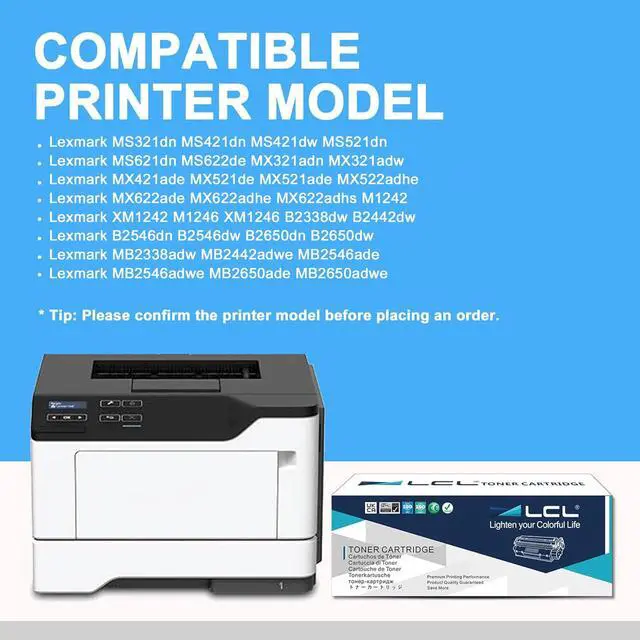 LCL Compatible 56F0Z00 Black Imaging Unit (1-Pack) Replacement for ...