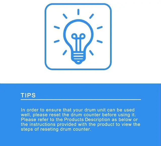 LCL Compatible Drum Unit Replacement for OKI 43501901 25000 Pages Drum ...