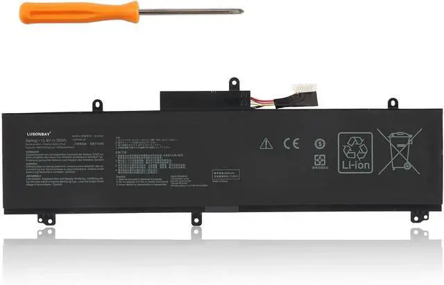C41N1837 Laptop Battery Replacement for Asus ROG Zephyrus GA502 GA502D ...