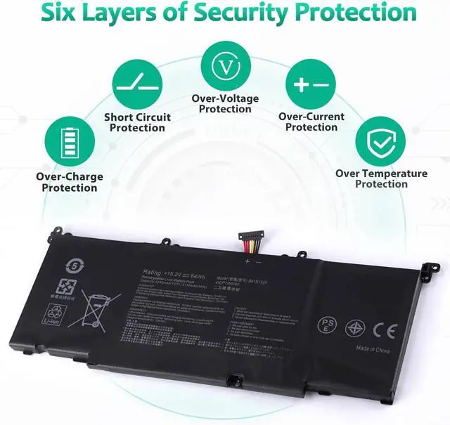 B41N1526 Laptop Battery Compatible with ASUS ROG Strix GL502 GL502V ...