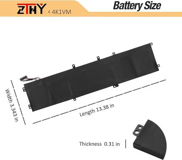 ZTHY 4K1VM Laptop Battery Compatible with Dell G7 17 7700 Vostro 7500 ...