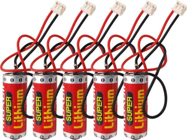 (5 Pack) 3.6V ER10/28 ER10280 Lithium Replacement Battery for ...