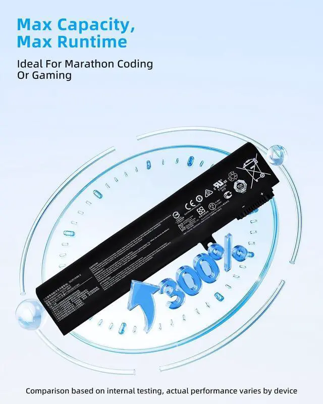 51Wh BTY-M6H Laptop Battery for MSI GL72 2QC 2QD 2QE GL62M MS-1792 MS ...