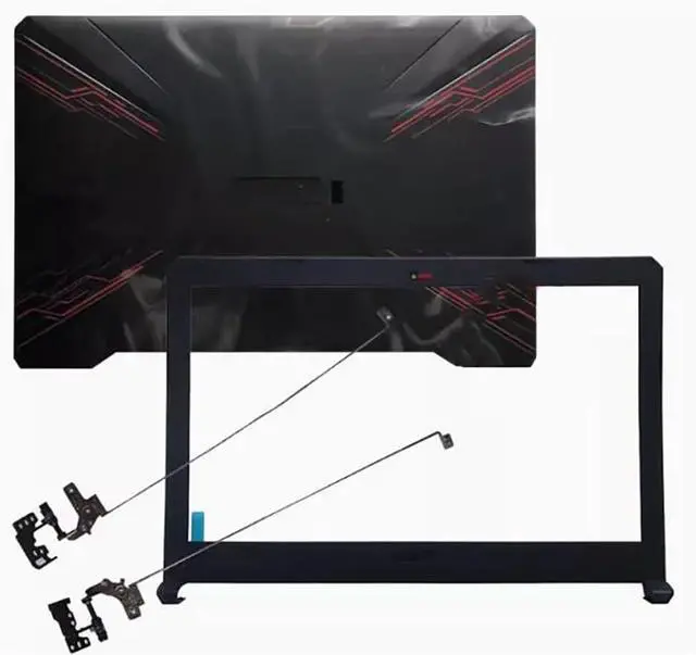Laptop Top LCD Back and Front Bezel Cover Case and Screen Hinges for ...