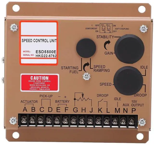 Generator Governor, 12V 24VDC Generator Speed Governor ESD5500E ...