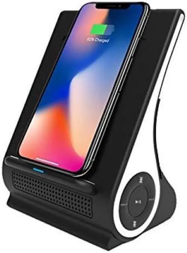 Azpen Dockall D101 Qi Wireless Charging Sound Hub with Bluetooth ...