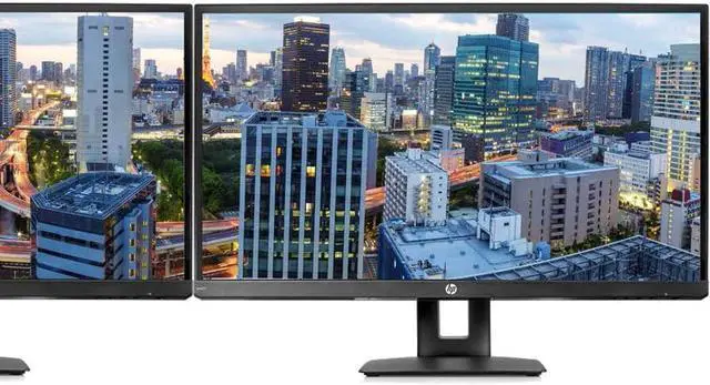 HP 2KZ36AA Vh27 27" Black IPS FHD (1920 x 1080) Led Monitor 5 Ms Height ...