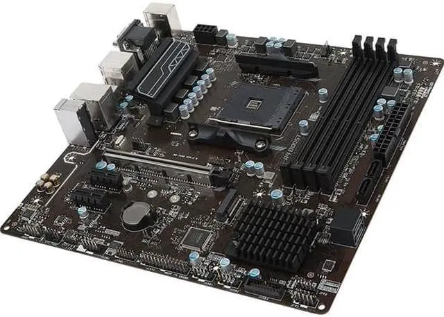 MSI Motherboard B350M PRO-VDH AMDRYZEN AM11 AMDB350 Chipset 64GB DDR4 ...