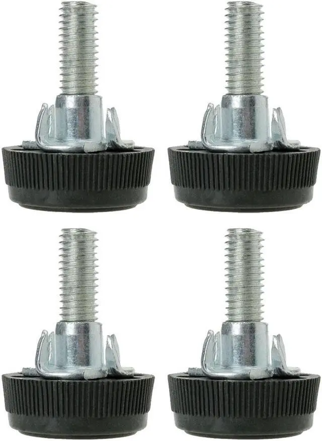 M8 x 28 x 30mm Leveling Feet Adjuster Pad with T-nuts for House Table ...
