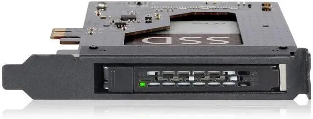 ICY DOCK ToughArmor MB839SP-B SATA Hot Swap Removable Frame for PCIe 2. ...