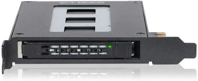 ICY DOCK ToughArmor MB839SP-B SATA Hot Swap Removable Frame for PCIe 2. ...