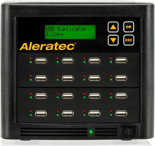 Aleratec 330130 Stand-Alone 1:15 USB Flash Drive and External 2.5" USB ...