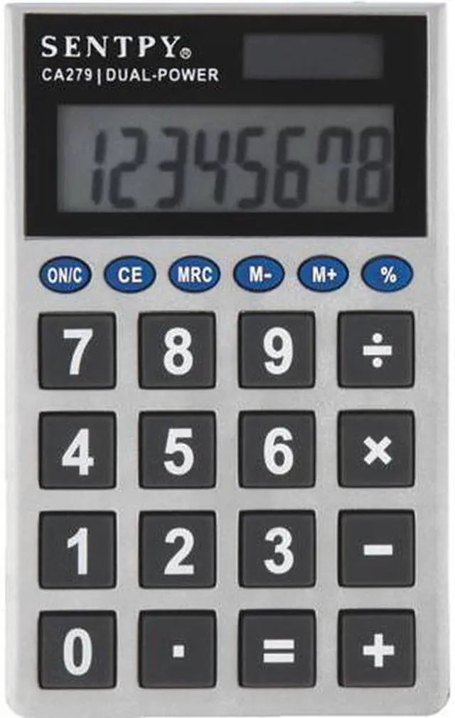 Sentry CA279 Jumbo-Key Pocket Calculator - Newegg.com