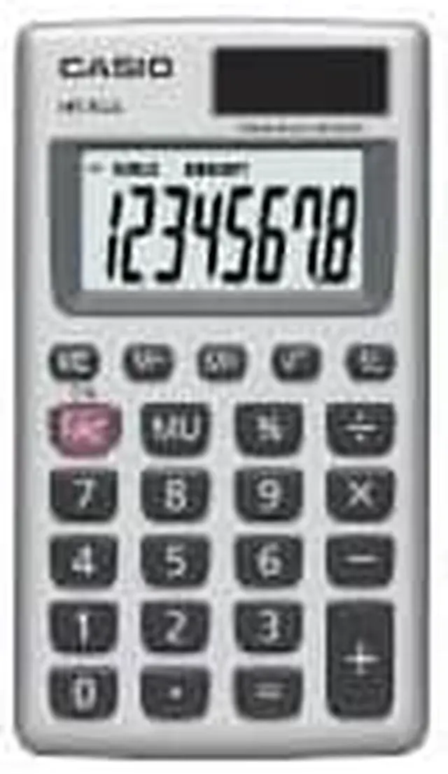 Casio HS-8VA Basic 8-Digit Solar Calculator Large Easy-To-Read - Newegg.com