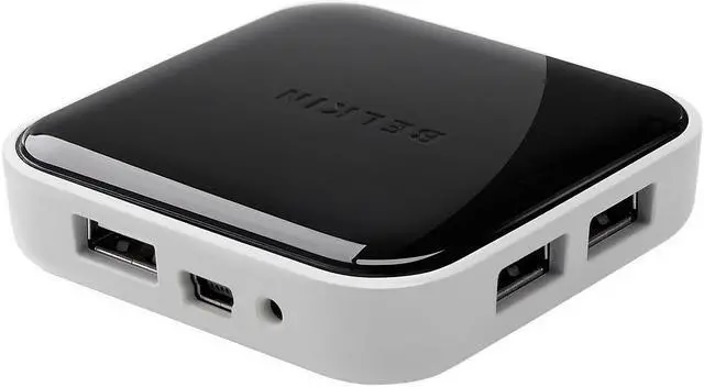 BELKIN F4U022TT USB 2.0 7-Port Powered Desktop Hub - Newegg.com