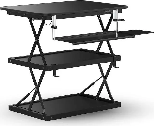 CHANGEdesk Adjustable Standing Desk Converter Tall Standing Desk Adjustable Height Converter 4.5 21.5 Durable Ergonomic Sit Stand Desk Converter