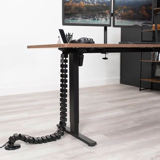 VIVO Magnetic Vertebrae Cable Management Height Adjustable Desk Wire ...