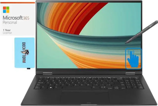 LG gram Home & Business 2-in-1 Laptop (Intel i7-1360P 12-Core, 16.0" 60 ...