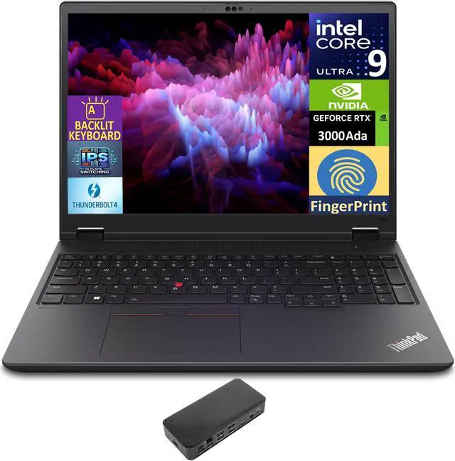Lenovo ThinkPad P16v Gen 2 Mobile Workstation 16.0" IPS 4K UHD Display ...