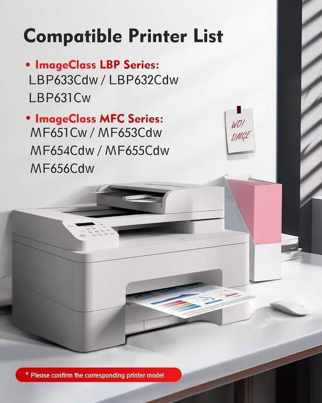 067H 067 Toner Cartridge Set MF654Cdw MF656Cdw - High Yield Replacement ...